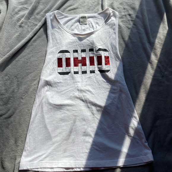PINK Victoria's Secret | Tops | Pink Ohio State Open Back Tank | Poshmark